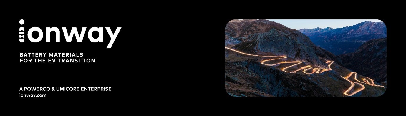 Umicore and PowerCo proudly present IONWAY – IONWAY